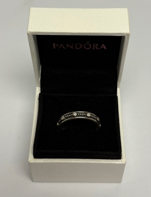 Pandora Ring Silver Ladies Ring Size S | 049100358071 | Cash Converters