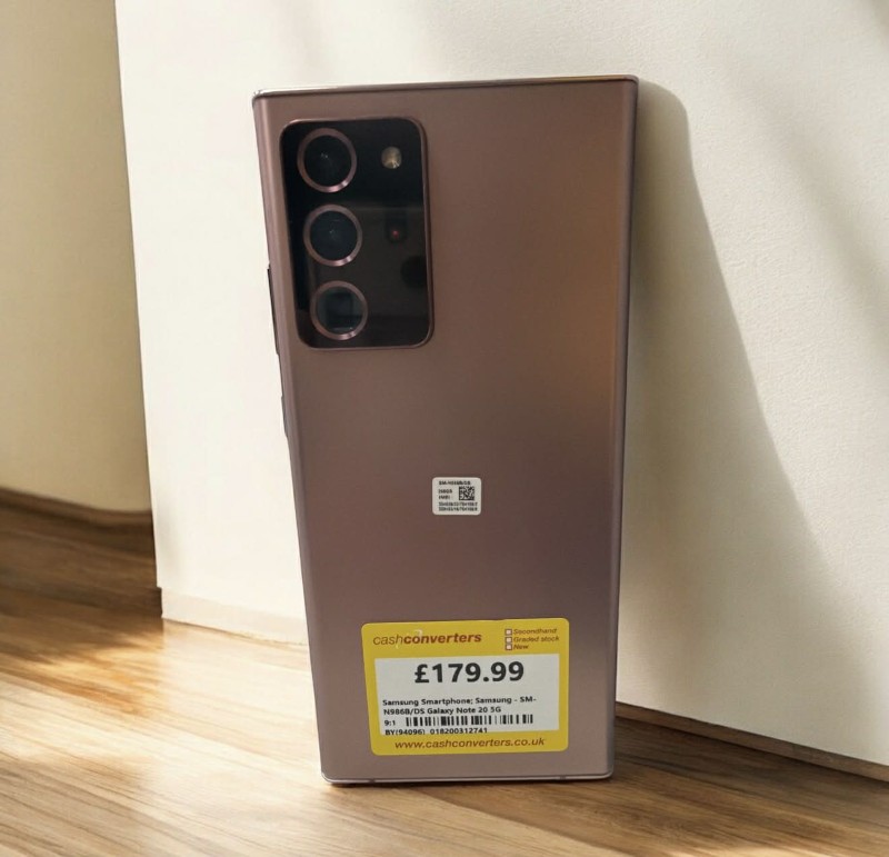Samsung Galaxy Note 20 5G Sm-N986b/DS 256GB Brown | 018200312741 | Cash ...