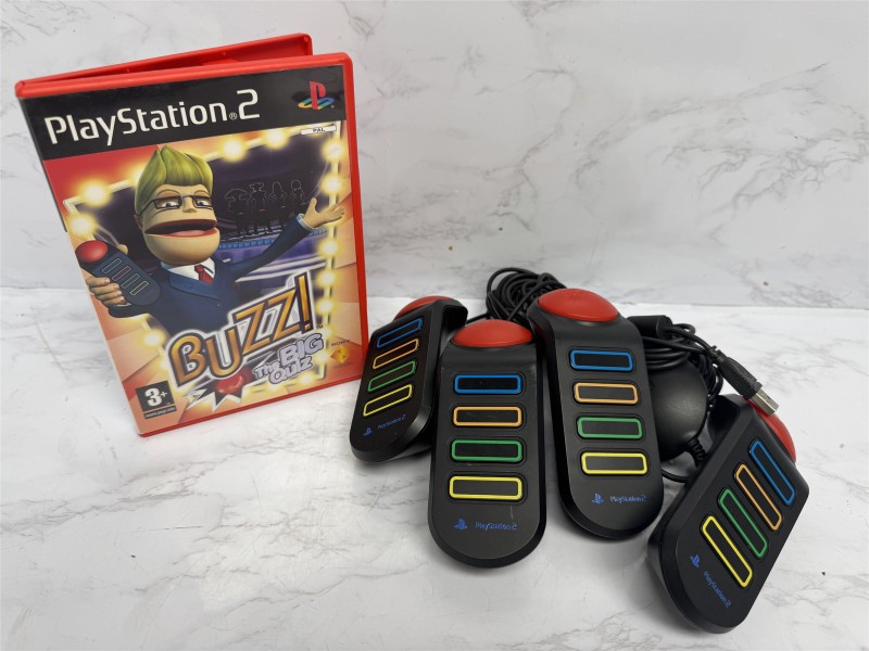 Buzz With Controllers Playstation 2 | 049100360216 | Cash Converters