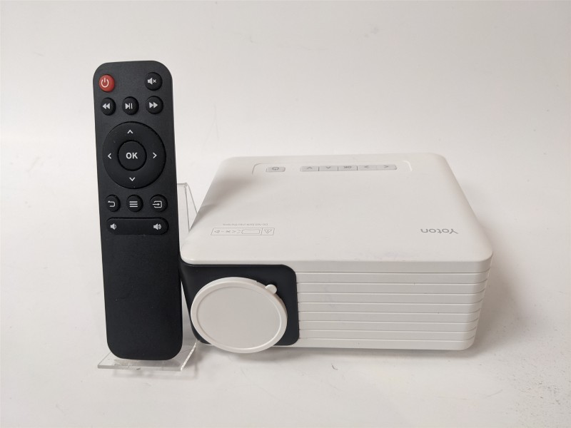 Yoton Mini Projector With Remote Y3 White | 018100193238 | Cash Converters