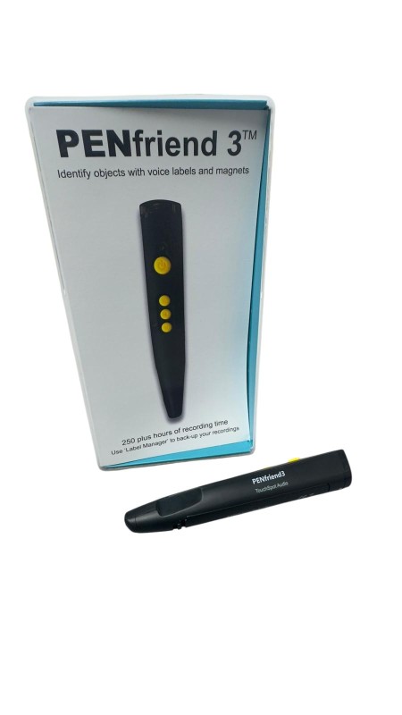 Rnib Penfriend 3 Voice Labelling Device For Visually Impaired Black ...