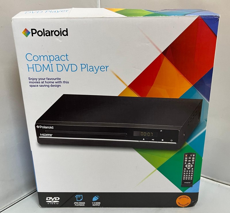 Polaroid Hdmi DVD Player Black | 015400177386 | Cash Converters