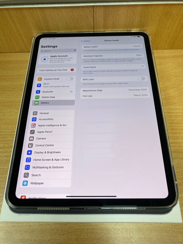 Apple iPad Pro 11" M4 (A2837) 256GB iPad Pro Bh 100 Cc 11 M4 Chip 256GB ...