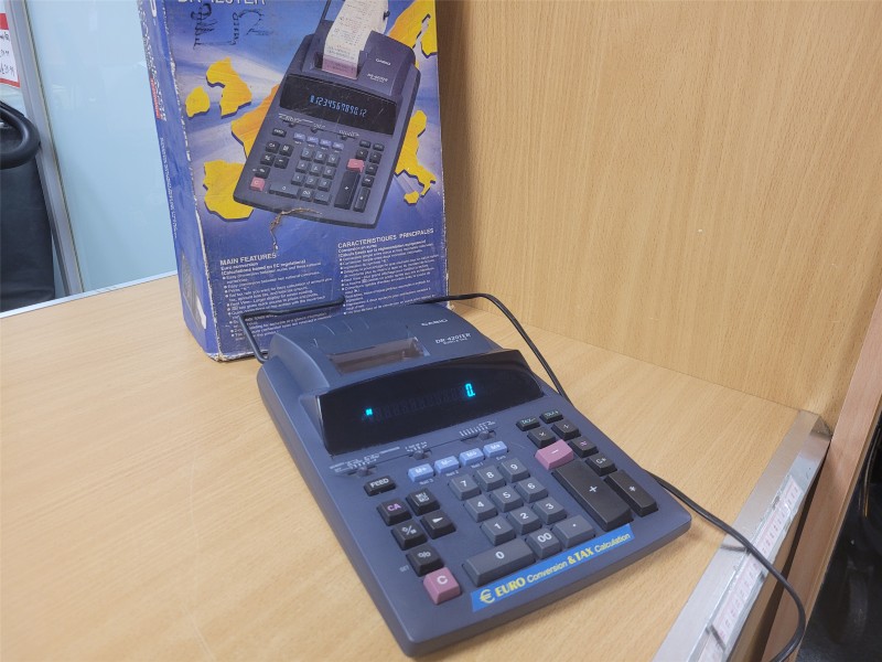 Casio Printing Calculator Blue | 021600157606 | Cash Converters