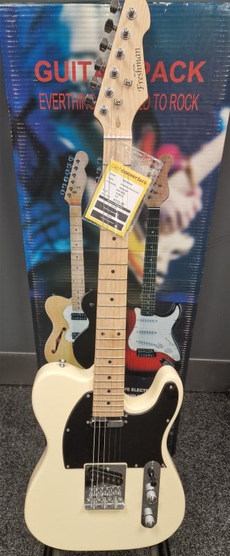 Electric Guitar Freshman T Single Cutaway Guitar Pack Inc Amp, Tuner ...