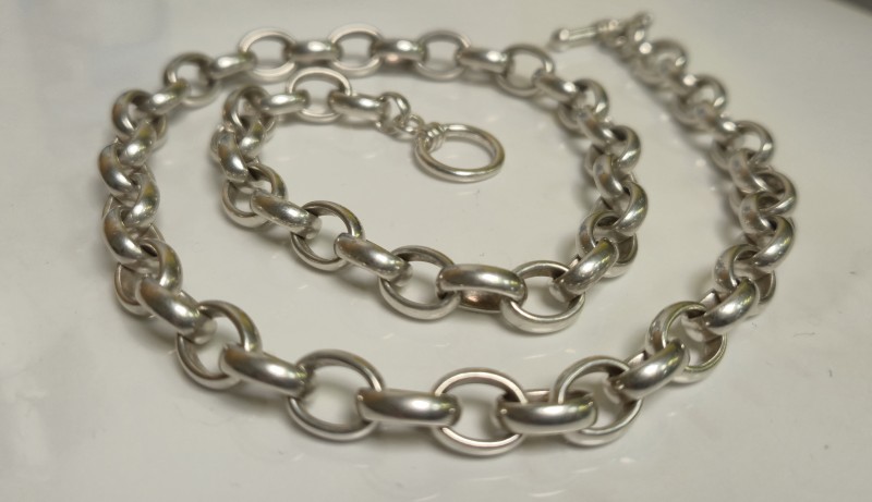Silver Neck Chain 46.5cm 58.46G | 048900245366 | Cash Converters