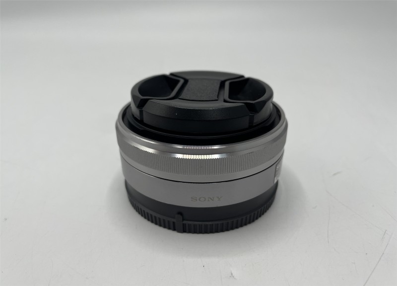 Sony Aps-C 16mm F2.8 Prime Lens Sel16f28 Prime Sony E-Mount Silver ...