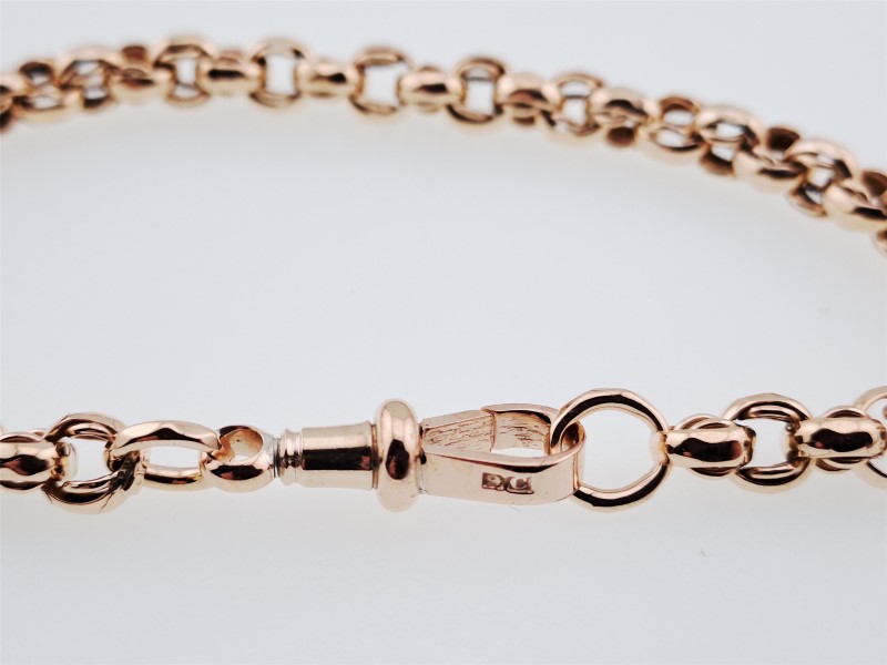 9ct Faceted Belcher Link Bracelet 11.2G | 030100264533 | Cash Converters