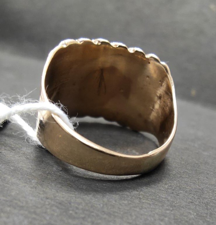 9Ct Keeper Ring Yellow Gold Mens Ring Size M | 054400270253 | Cash ...