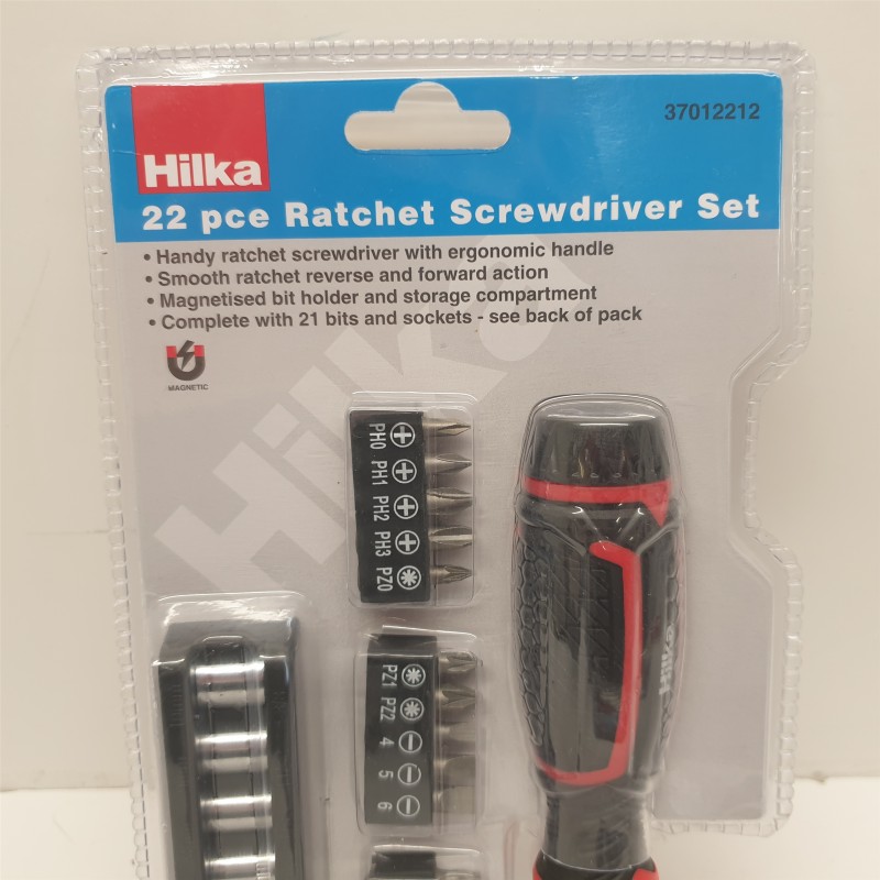Hilka 22 Piece Ratchet Screwdriver Set. | 038600317434 | Cash Converters