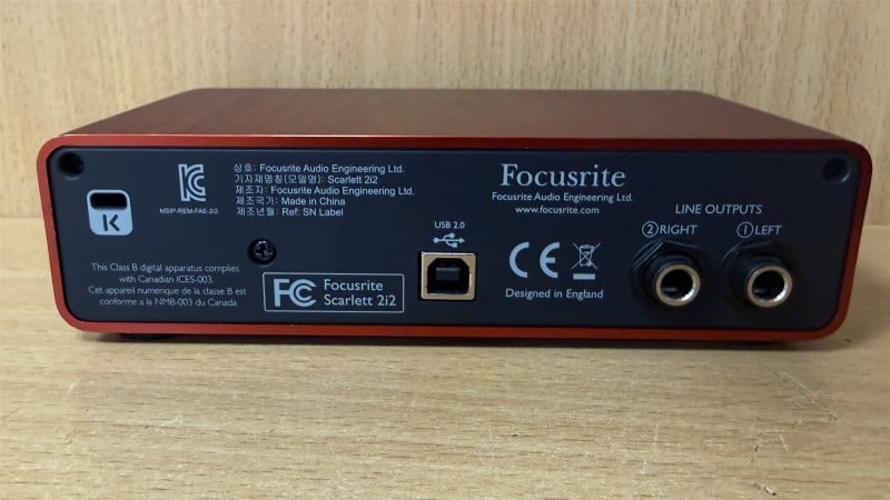 Focusrite Scarlett Cm25 Focusrite Scarlett 2I2 1st Gen Computer Audio ...