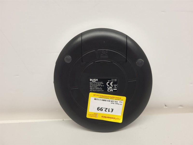 Bush CD Walkman Portable CD Player. Black | 038600329041 | Cash Converters