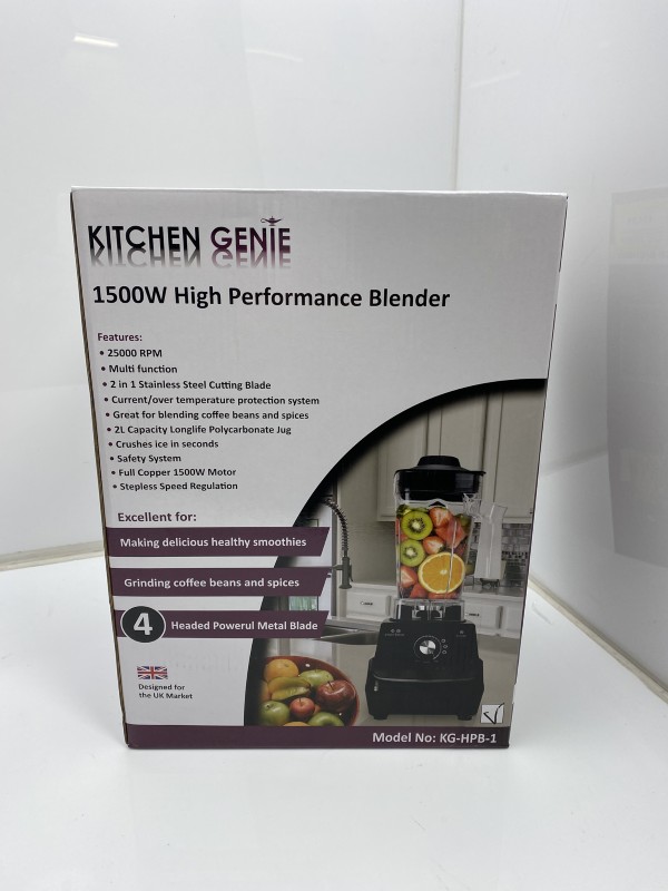 Kitchen Genie High Performance Blender 1500W | 026400244381 | Cash ...