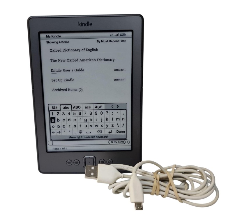 Amazon D01100 Kindle 4th Generation 2GB Reader Grey | 037500096051 ...