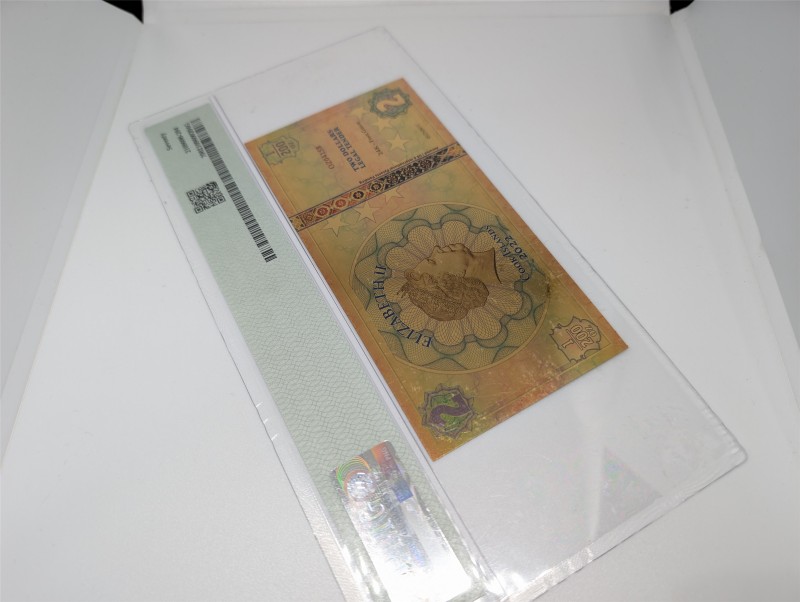 Cook Islands, 2 Dollars 2022 - Pmg Graded 1/200Oz .999 Gold Gold ...