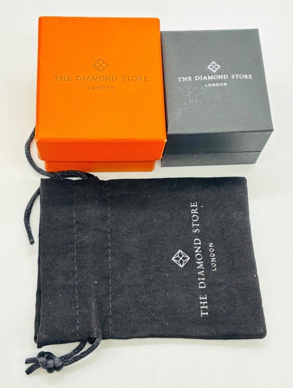 18Ct Lab-Grown Diamonds & Certificate With Original Box White Gold ...