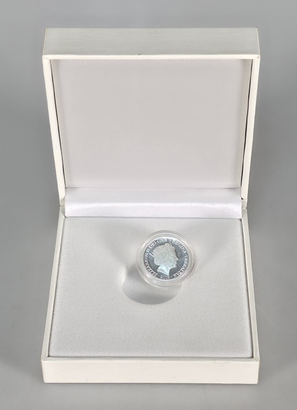 2019 - Gibraltar Silver Sovereign Coin Silver Silver Coin 7.98G ...