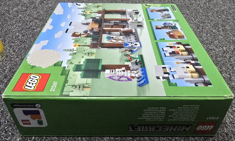 Lego 21261 Minecraft The Wolf Stronghold *New Sealed* Purple ...