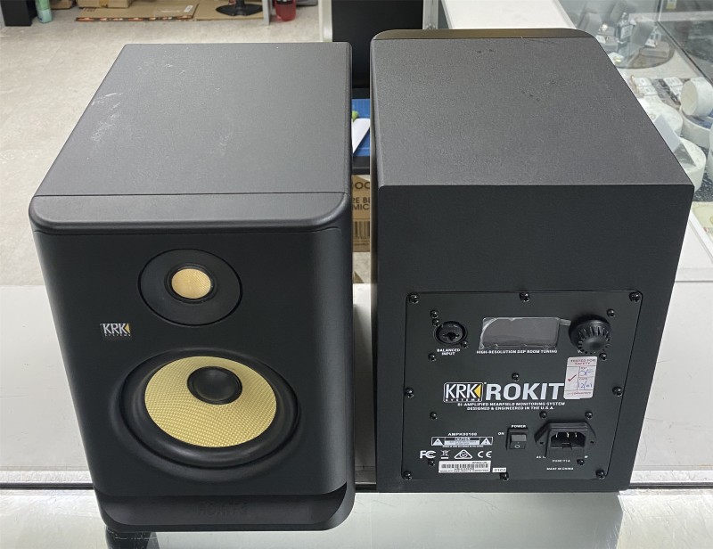 PA Speaker Krk Rokit Rp5 G4 Active Studio Monitor (Pair), Black ...