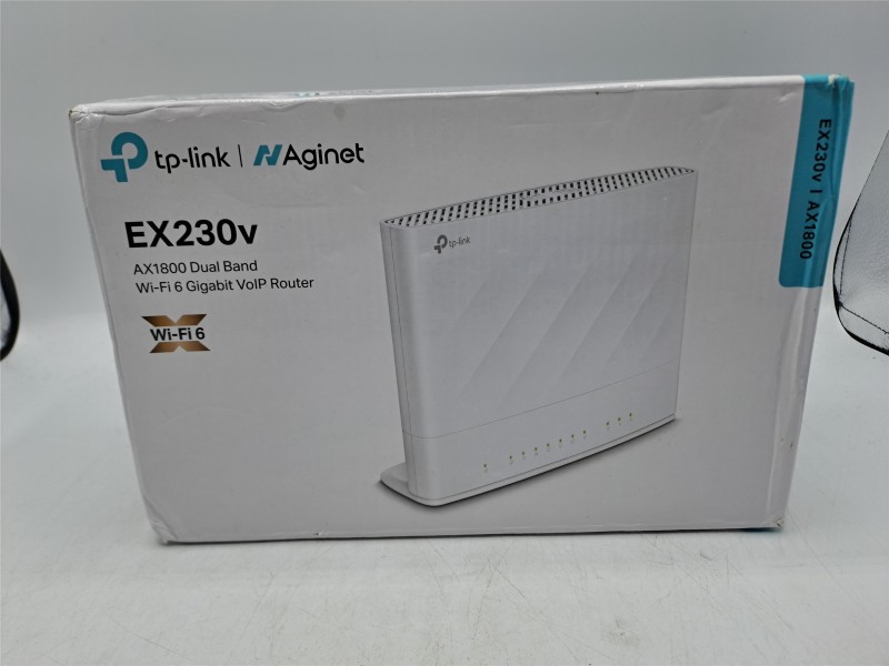 Tp-Link Ax1800 Dual Band Wi-Fi 6 Gigabit Voip Router Ex230v White ...