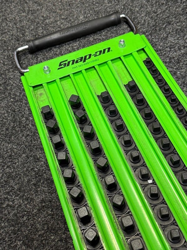 Snap-On 5 Row Socket Organizer (76 Sockets - Complete Set) Green ...