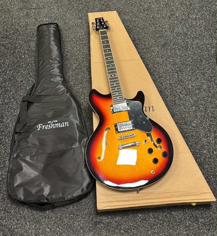 Electric Guitar Freshman Fe7 Ts Electric Guitar Sunburst *New ...