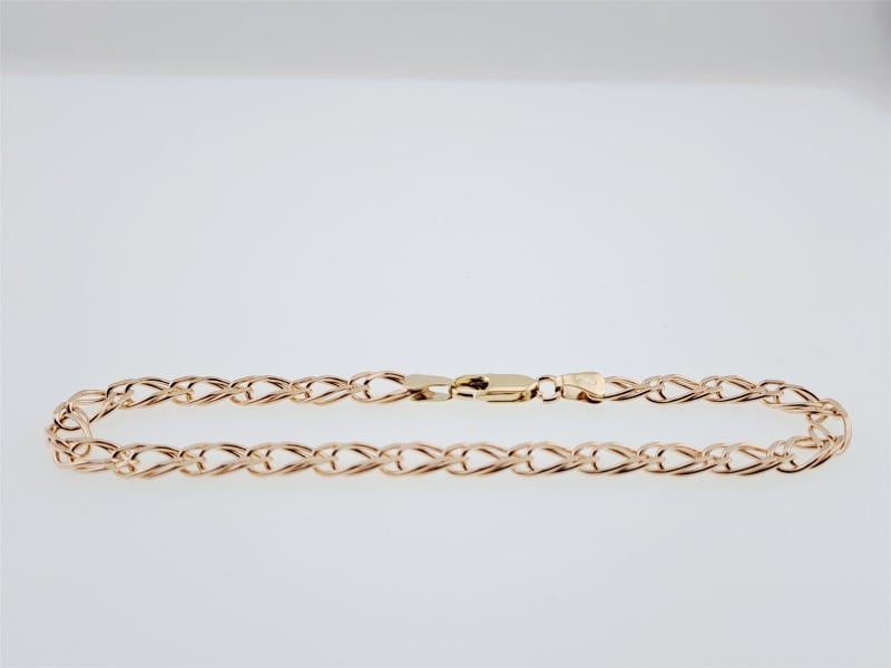 9ct Celtic Knot Link Rose Gold Bracelet 4.8G | 030100264608 | Cash ...