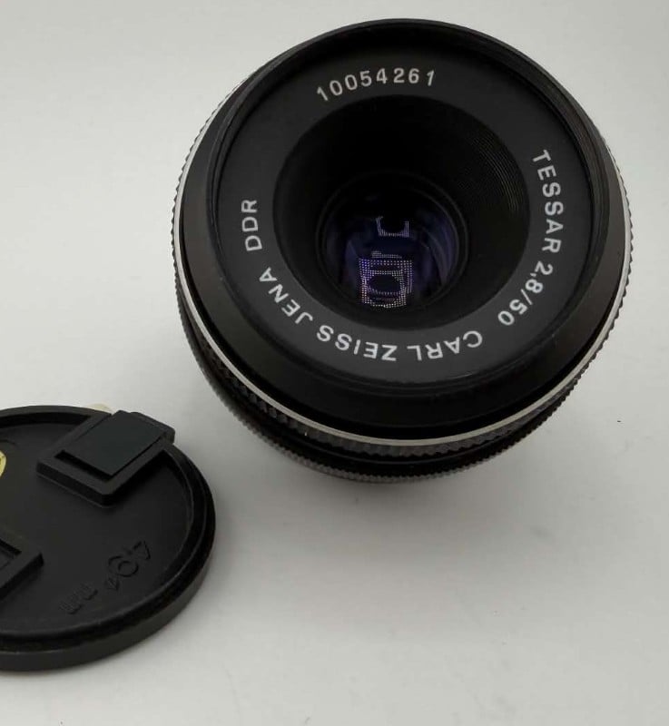 Tessar 2.8/50 Camera Lens Carl Zeiss Jena Ddr Black | 030400221007 ...