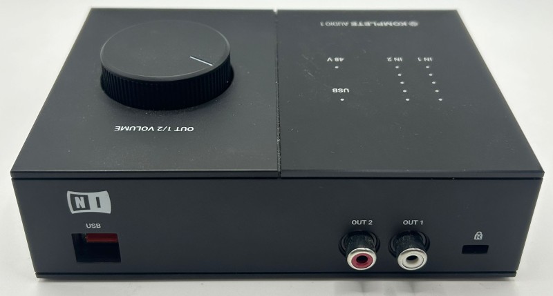 Native Instruments Komplete Audio 1 Two-Channel Audio Interface Black ...