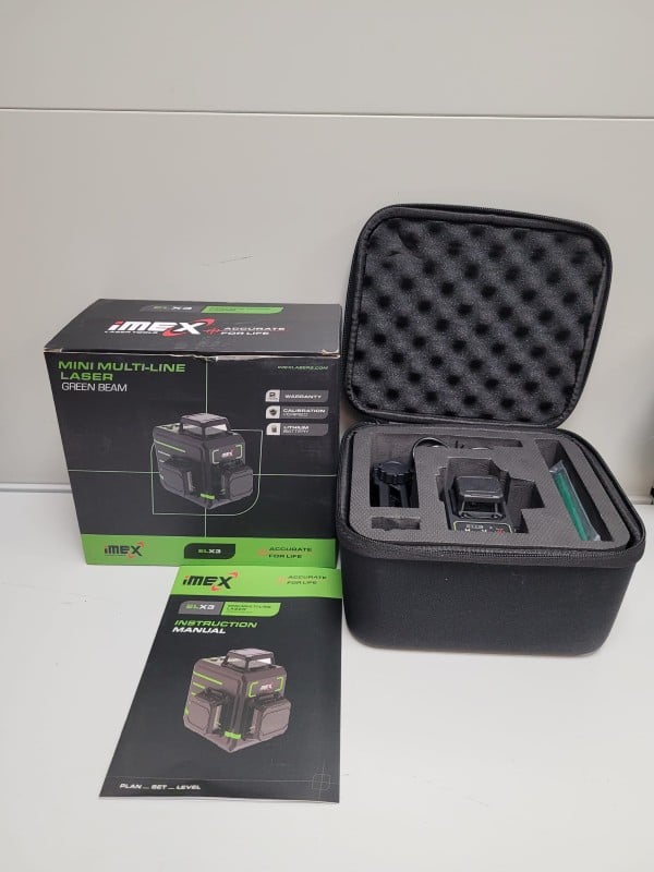 Imex Elx3 Mini Multi-Line Laser Usb Charge Magnetic Bracket + Target ...