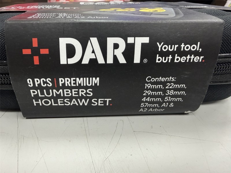 Dart Premium Plumbers Holesaw Set Black | 039600422549 | Cash Converters