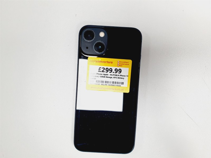 Apple iPhone 13 Mlpf3b/A 128GB Blue | 046900119484 | Cash Converters