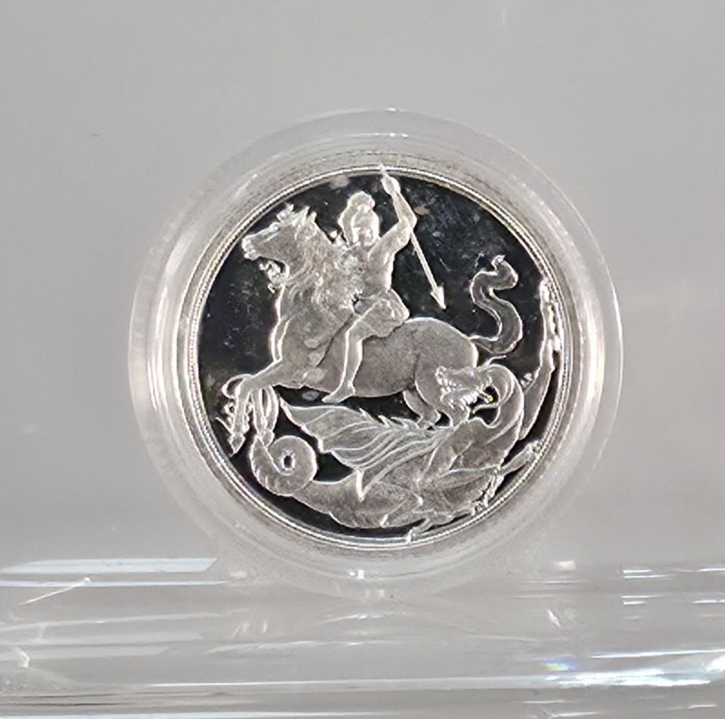 2019 - Gibraltar Silver Sovereign Coin Silver Silver Coin 7.98G ...