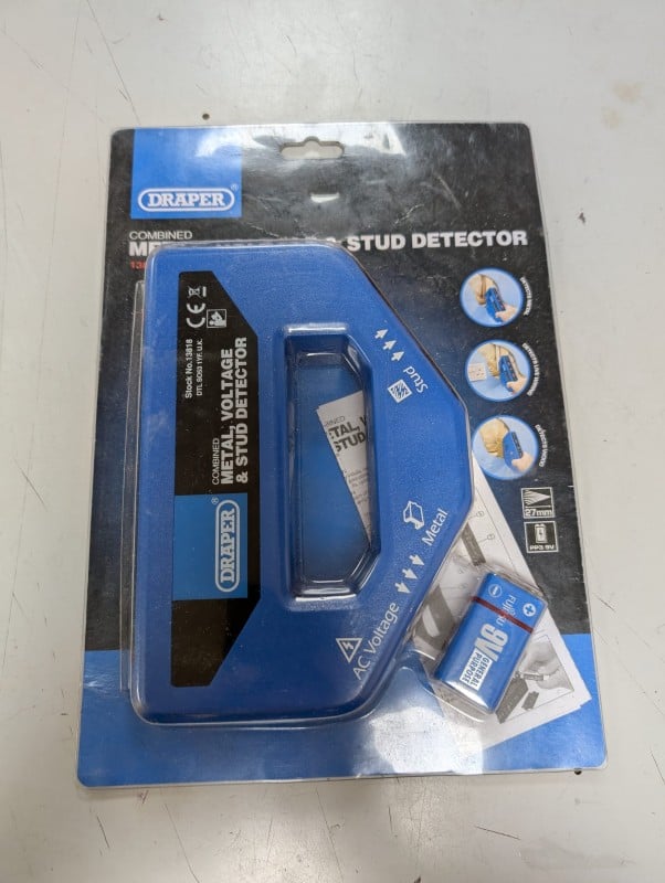 Draper Metal, Voltage And Stud Detector Blue | 019900304526 | Cash ...