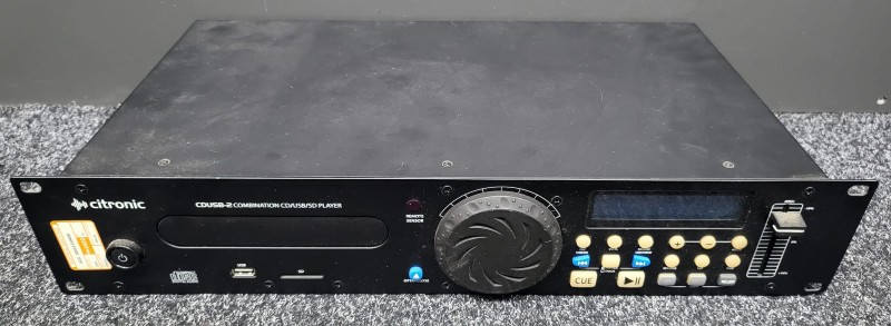 Citronic Cdusb-2 Combination CD/Usb/Sd Player Black | 056500101250 ...