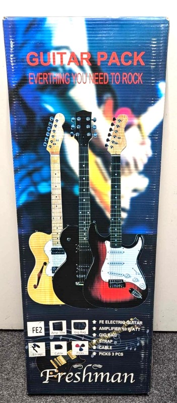 Electric Guitar Freshman T Single Cutaway Electric Guitar Pack ...