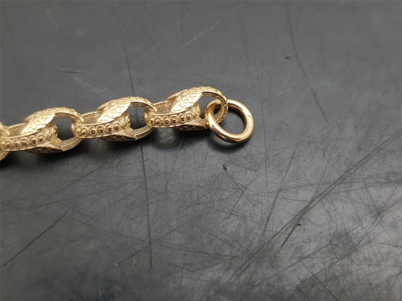 9ct Yellow Gold **Brand New 18" Tulip Link Chain Chain 30.5G ...