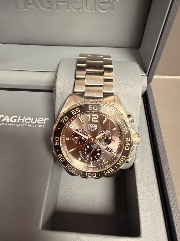 Tag Heuer Watch Unisex Tag Heuer Formula 1 Grey Dial Men's Watch ...