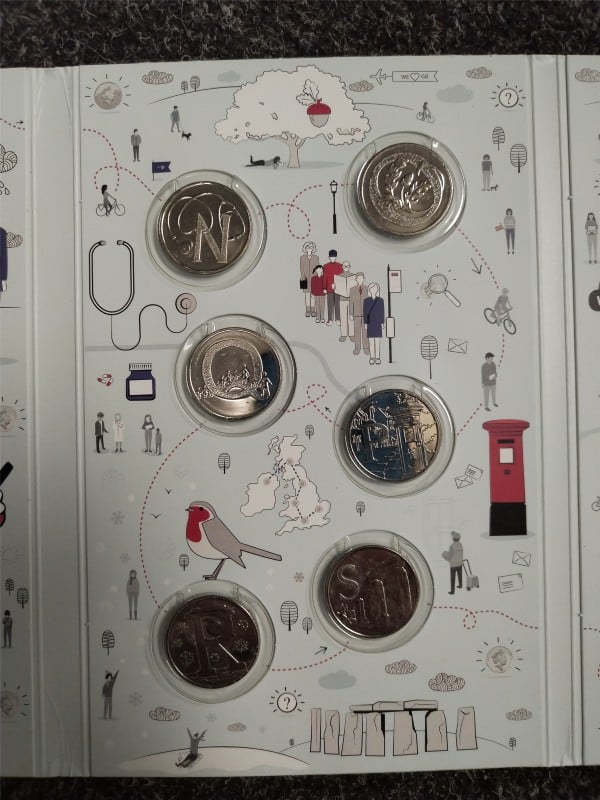 Coin Collection 2018 10P Royal Mint Album Folder A To Z Letter Coins ...