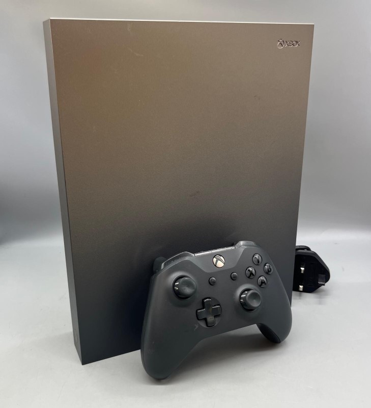 Xbox One X - 500GB - One Controller And Power Cable Xbox One X Grey ...