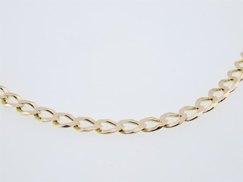 Yellow Gold 21" Curb Link Chain 54cm 13.9G | 030100264568 | Cash Converters