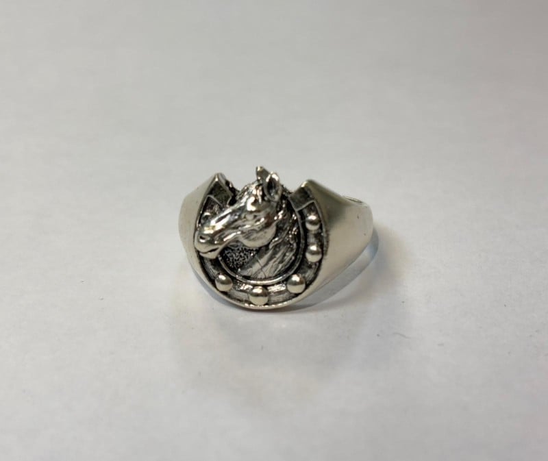 Silver Horse Head Ring Silver Unisex Ring Size Y | 019800144233 | Cash ...