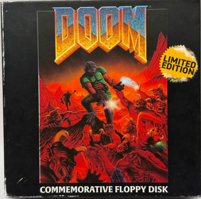 Doom Commemorative Floppy Disk Gold | 034900200199 | Cash Converters