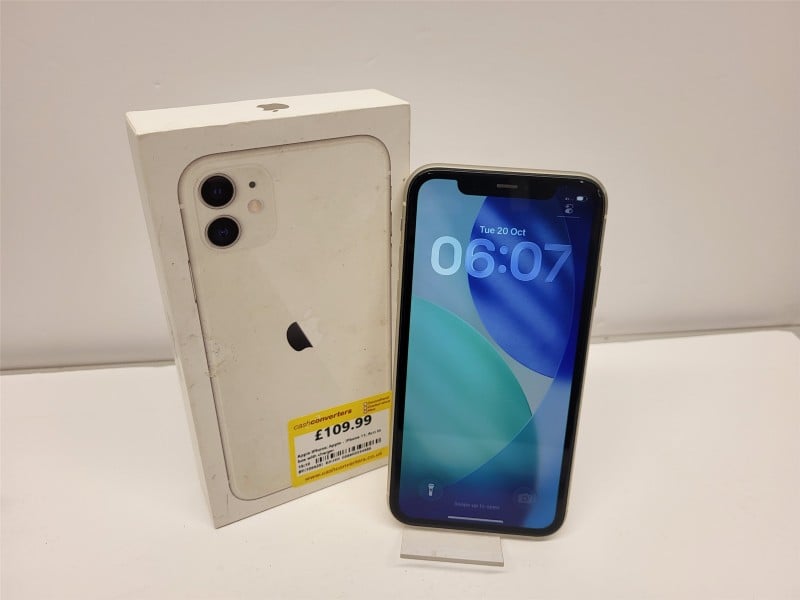 Apple iPhone 11 128GB White | 038600334686 | Cash Converters