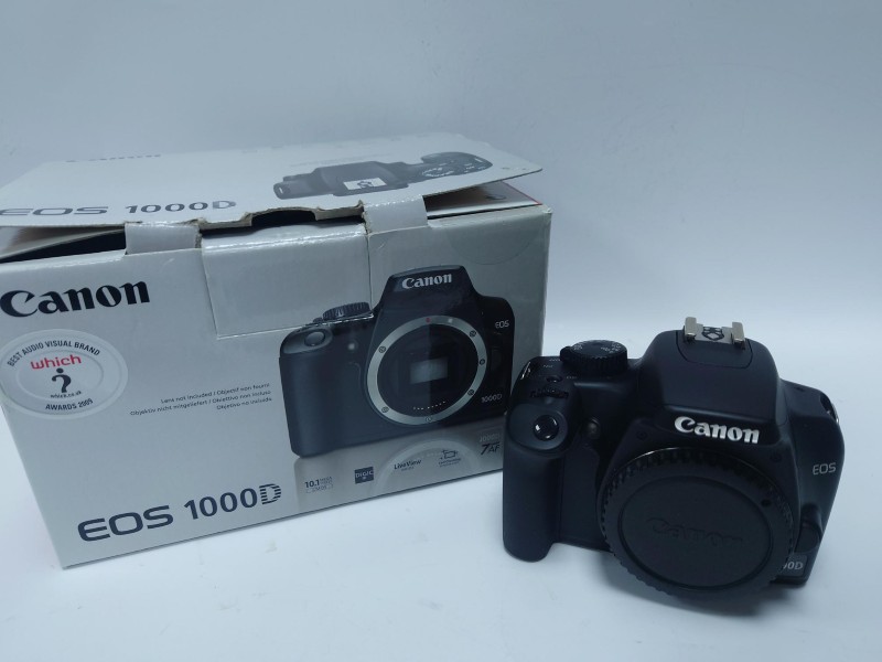 Canon Eos 1000D Digital Slr Camera Body 10.0 Mp Black | 050000129395 ...