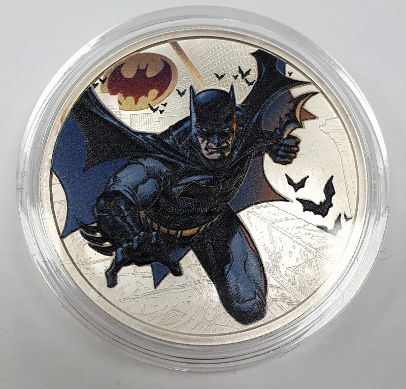 2021 Colourized Batman Medal Silver Silver Coin 31.1G | 032000120666 ...