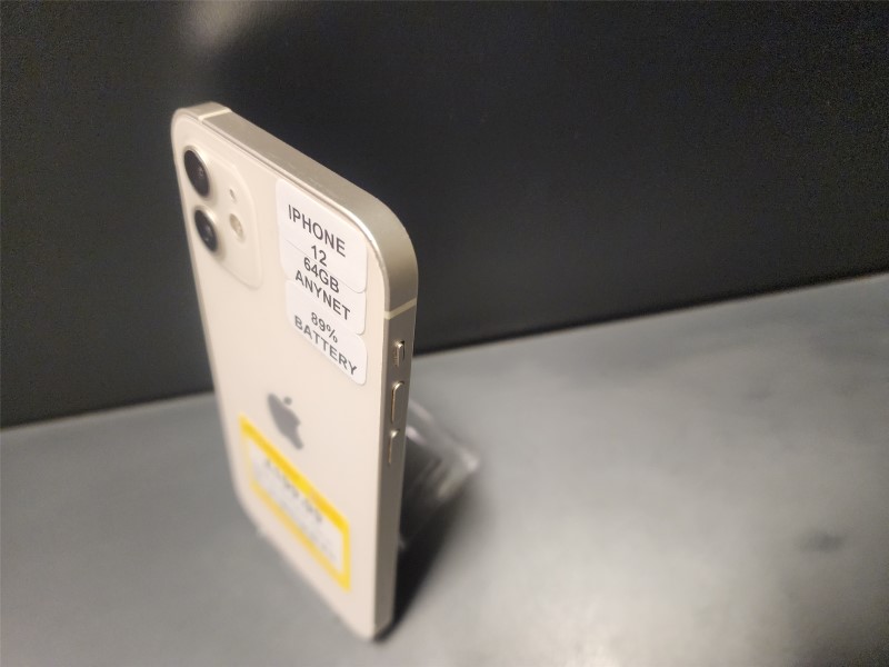 Apple iPhone 12 (89%Bh) 64GB White | 059100028623 | Cash Converters