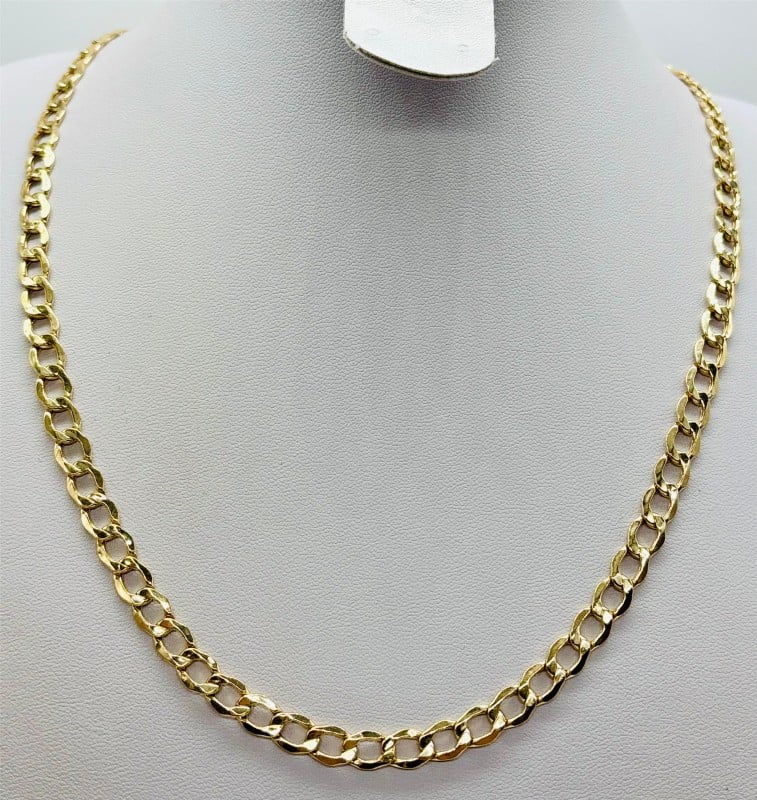 Yellow Gold 9Ct Curb Link 5 mm Chain 9.45G | 034900203923 | Cash Converters