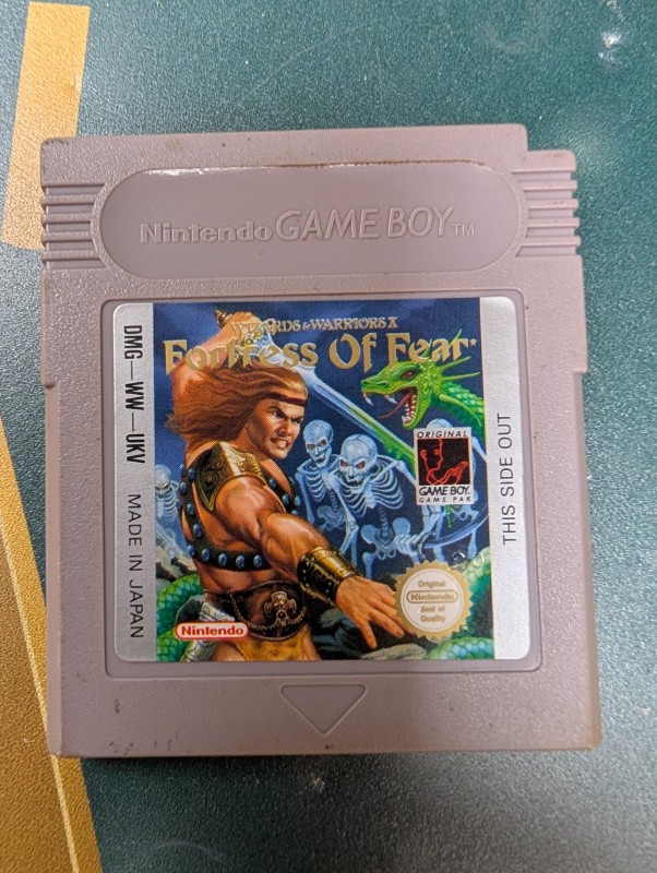 Wizards & Warriors X: Fortress Of Fear Nintendo Game Boy | 019900302142 ...