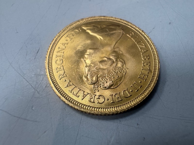 22ct Full Sovereign 1974 Yellow Gold Gold Coin 8G | 047100128190 | Cash ...